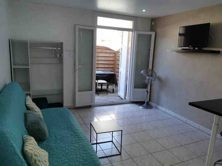 Studio 2 Pers Avec Terrasse Sur Argelès/mer - Argelès-sur-Mer
