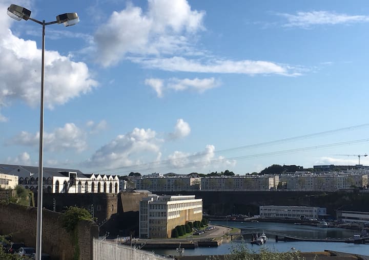 Appartement Vue Penfeld Avec Parking Privé - Brest