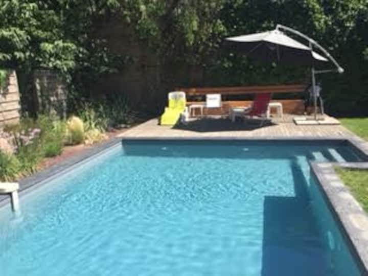 Maison De Village With Garden And Pool - Montagnac