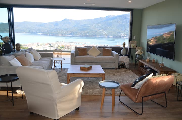 Villa A Propriano 300 M² Vue Mer , Piscine , Spa - Propriano