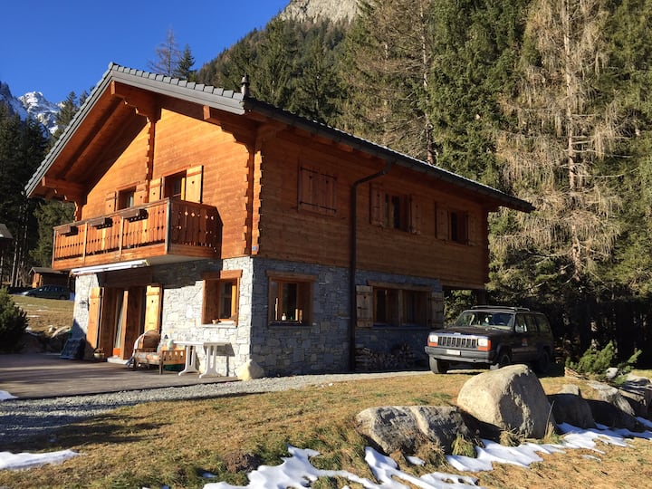 Praz-de-fort / La Fouly: Chalet Tout Confort - Champex-lac