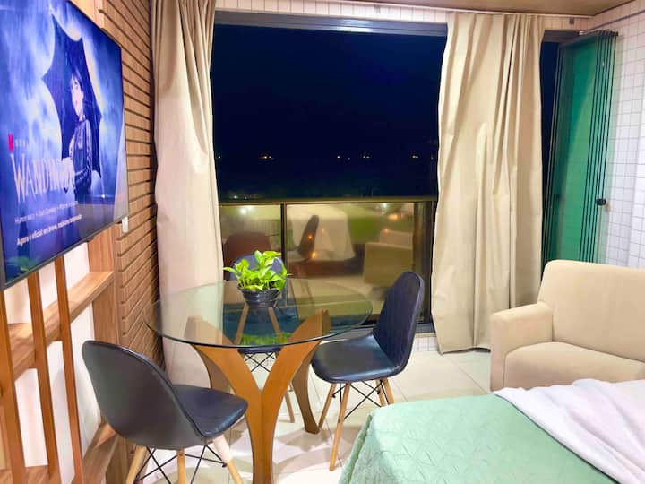 Refúgio Vista Mar: Studio Luxo, Academia E Piscina - São Luís