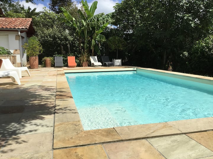 Maison Basque + Piscine Proche Cambo, 5-7 Pers. - Hasparren