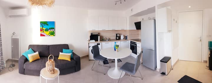 Apt T2 79 Bay Neuf, Climatise, Proche Centre - Cavalaire-sur-Mer