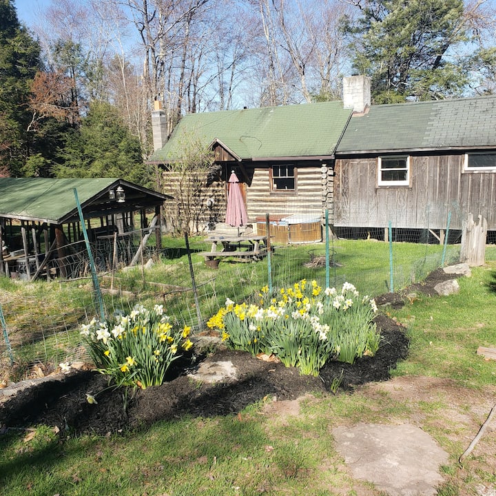 Romantic Log Cabin In The Woods - Waterfront, Cuddebackville