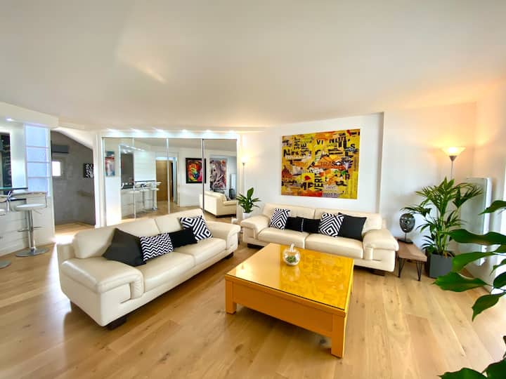 80m2, T2 Plage Milady, Vue Mer, Terrasse, Parking - Biarritz