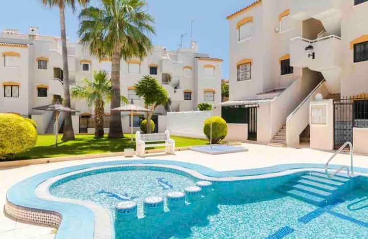 Maison 450m De La Plage Avec Piscine & 2 Terrasses - Costa Blanca