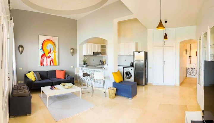 ☀️ Spacious Design Apt In Gouna@ ♾Pool& Lagoon View - Hurghada