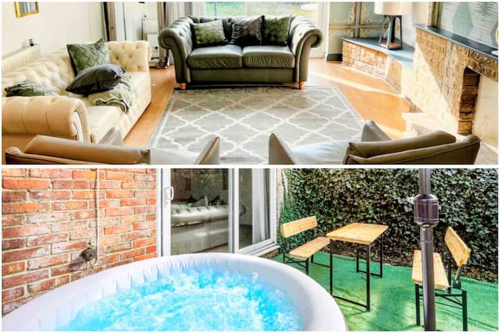 Stylish 8 Bed Large Group Stays | Hot Tub| Parking - Canterbury