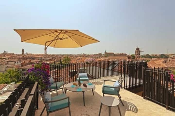 Luxury Apartment With Roof Terrace Ca' Venar - Veneza