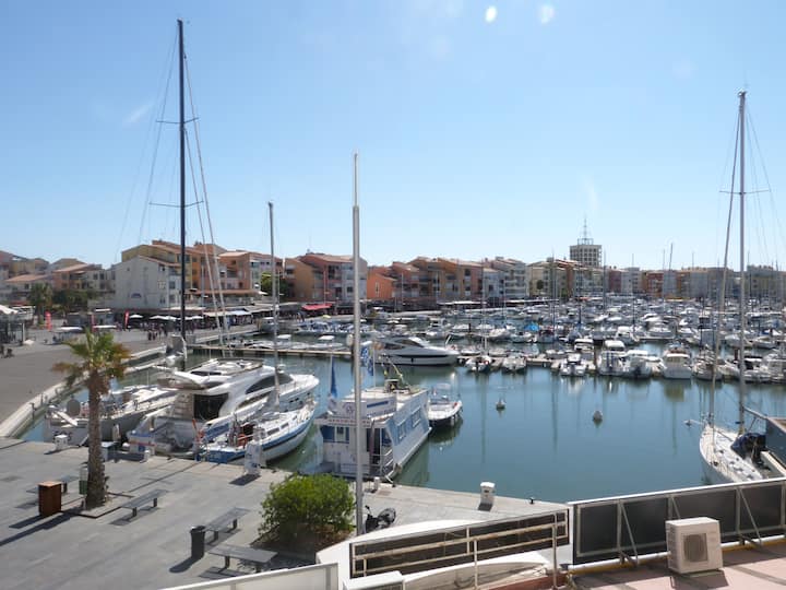 T2  Coup De Cœur Port Brescou Ii  Vue Directe Port - Agde