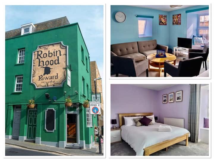 Lovely 3-bed Flat High Above The Robin Hood Pub ♥️ - Brighton