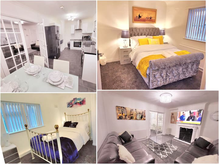 Elegant (Entire) 3 Bed House With Free Parking - Nottingham