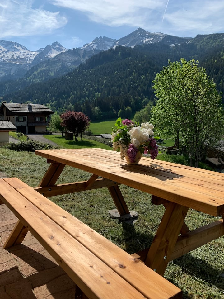 Appartement Proche Des Pistes Dans Un Chalet - Manigod