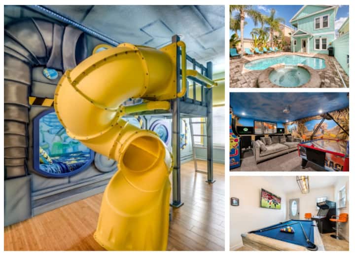 Theater, Minions Room, Pool, Disney, Epic Universe - 達文波特