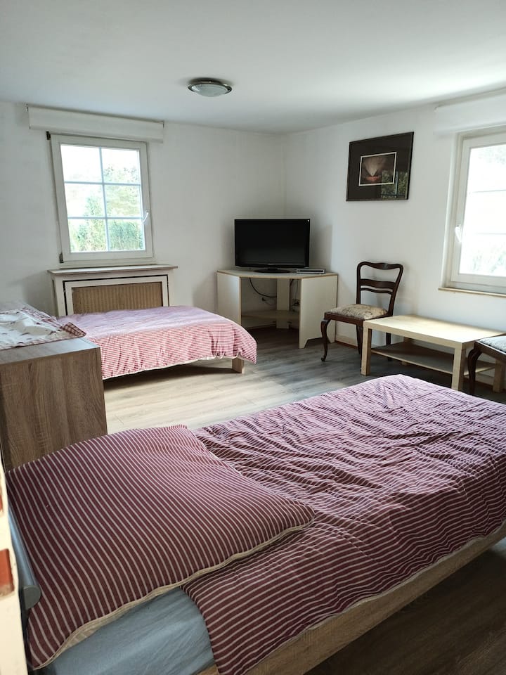 3 Rooms With 6 Beds+kitchen - Nideggen