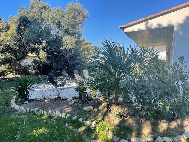 Charmante Villa T4, 4*,clim, 6 P, Piscine Chauffée - Bonifacio