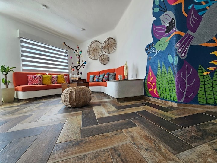 Depto. "Casa Gorrión", Equipado A Pie De Playa 1c - Manzanillo, Colima, Mexico