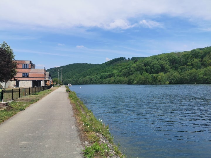 Villa Hastière Along La Meuse River Ardennes 9pers - Dinant