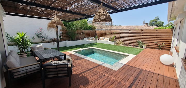 Maison Privée Avec Piscine En Provence - Rognac