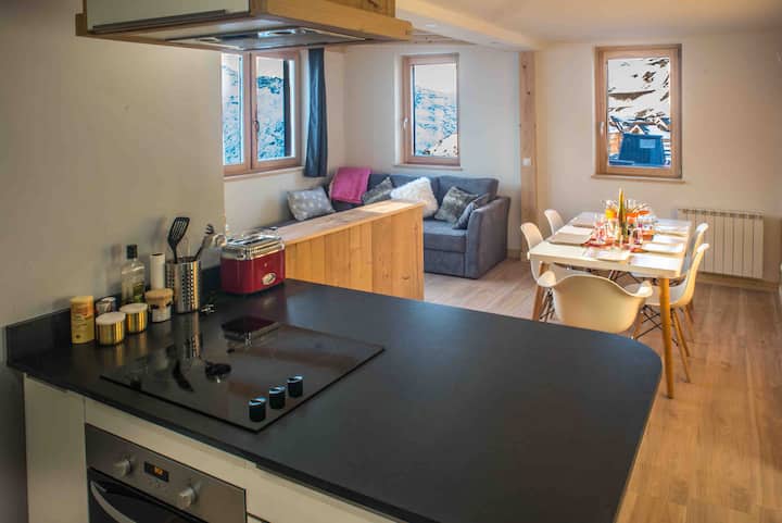 Appart 6 Pers Lumineux Au Coeur De Val Thorens - Saint-Martin-de-Belleville