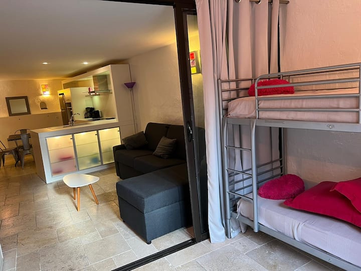 Grand Studio En Rdc 250 M De La Plage Et Commerces - Colliure