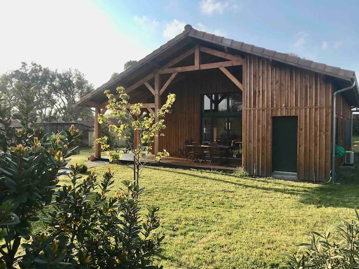 Villa  Bois 6 / 8 Personnes, Lac 5min, Plage 15min - Vielle-Saint-Girons