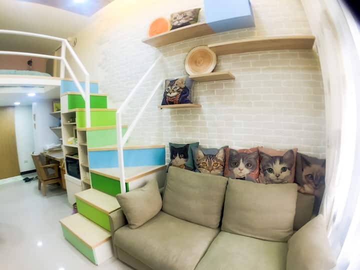 Central Taipei City Mrt Cozycat Apartment - Taipei