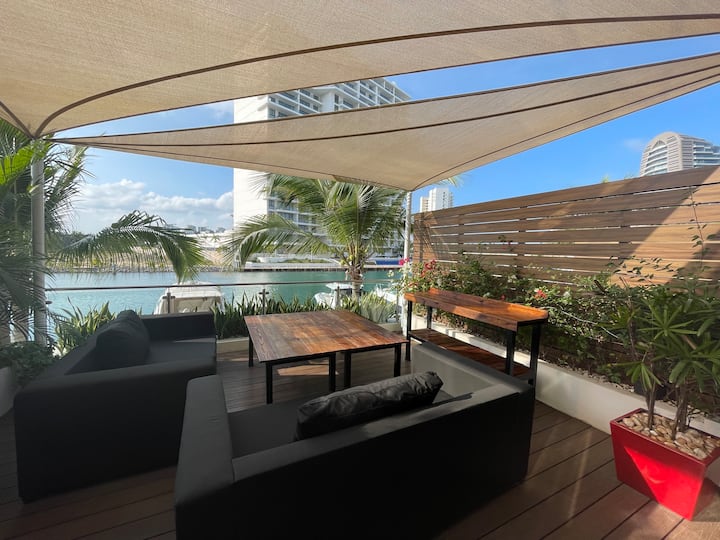 6br Marina Modern Townhouse - Cancún