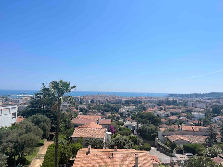Antibes 2 P Vue Mer Avec Piscine Et Tennis - Biot