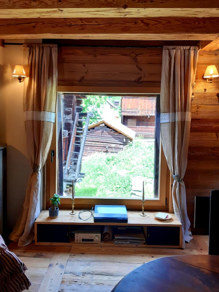 Raccard "Le Pti' Roc" Avec Sauna - Val D'anniviers - Grimentz