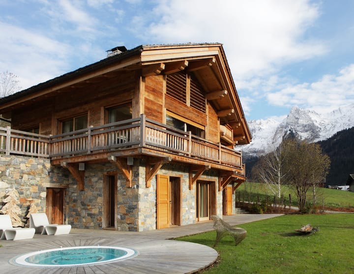 Chalet 5* La Vigogne Avec Spa - La Giettaz