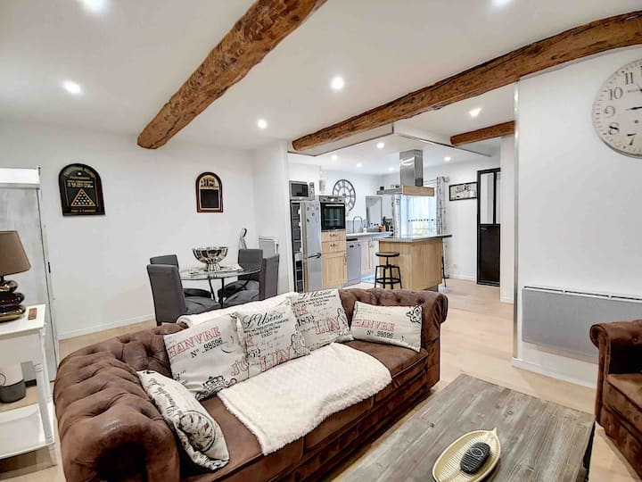 Agréable Maison De Ville Avec Garage - Villeneuve-lès-Béziers
