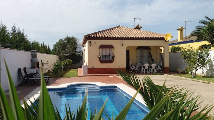 Villa Los Naranjos, Internet, Piscine Et Clim - San Fernando, Spain
