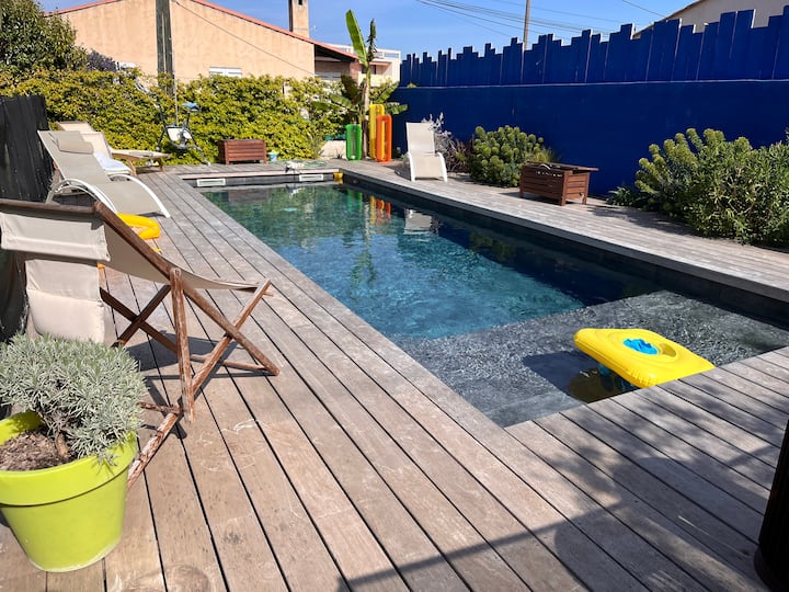Studio Cosy Climatisé + Piscine Xl Proche Métro - Parc Borély - Marseille