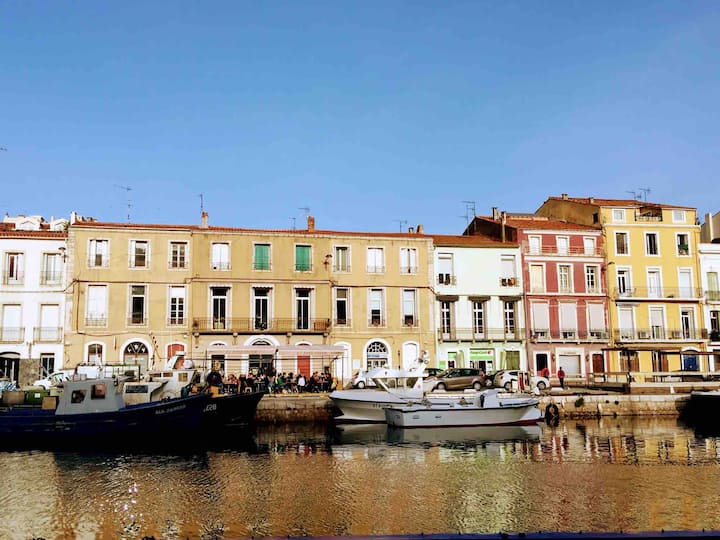 💖 Sète Gd Appart***clim.terr.park.quartier “Spoon” - Sète