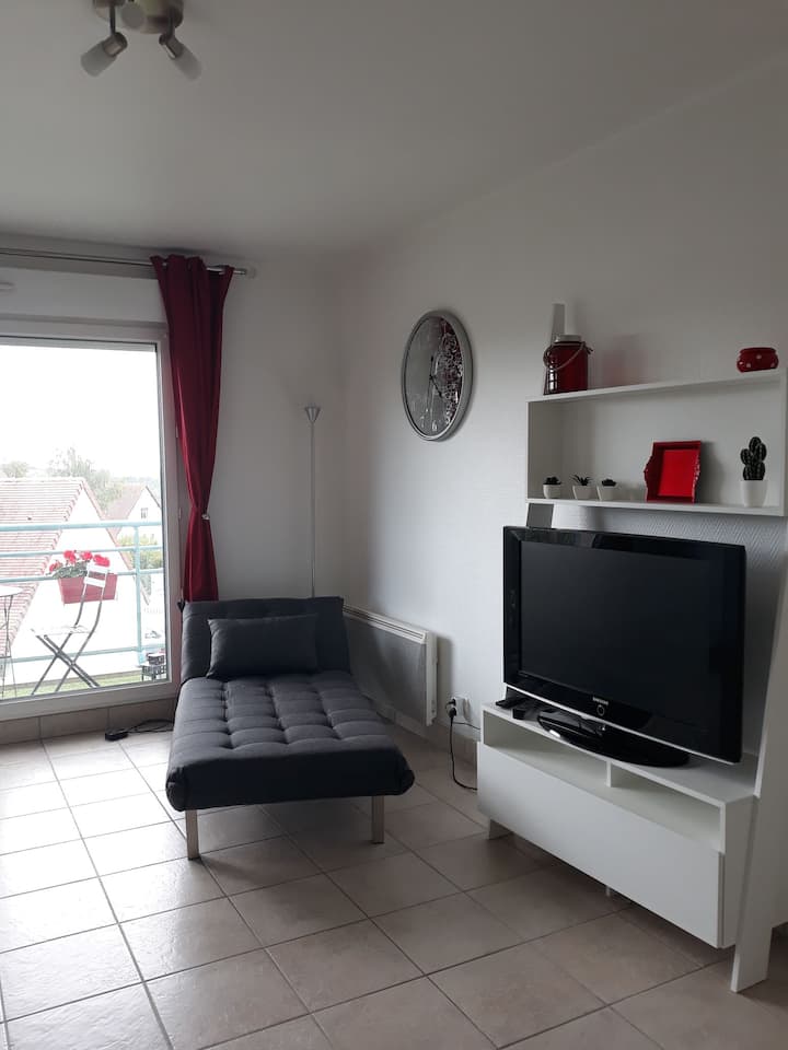 Appartement Dans Domaine Panoramique Avec Balcon - Pont-l'Évêque