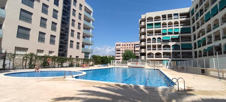 Vacaciones En Pineda Con 2 Piscinas, Playa A 5 Min - La Pineda