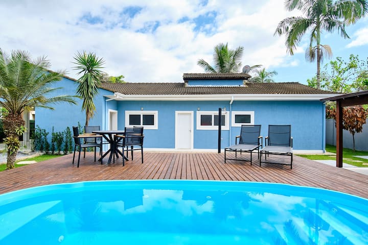 Casa Caminho Da Praia 3 Quartos Com Ar No Cabore - Paraty