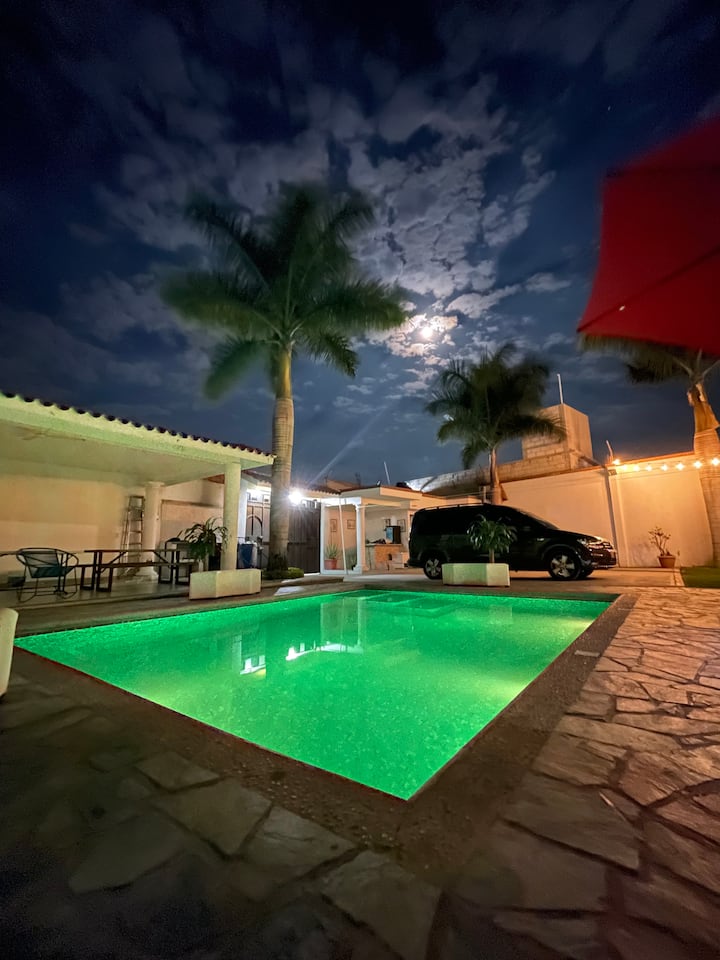 Palma Teques Sin Problema De Ruido, Encantadora - Tequesquitengo