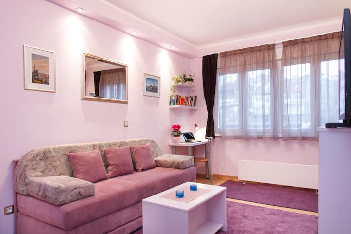 Comfy Lilac - Cozy City Center Studio - Belgrado