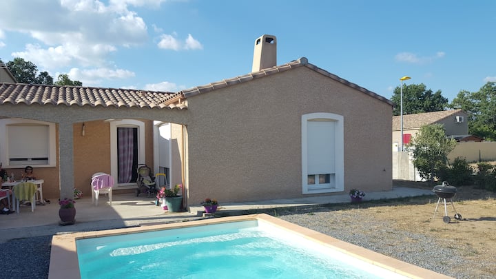 Maison Climatisée Avec Piscine Privée - Aude