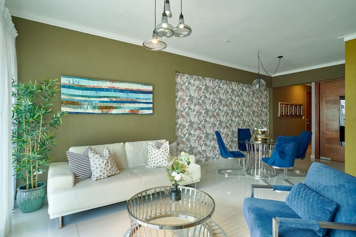 Gorgeous Central Apt/fast Wifi/private Jacuzzi/gym - Santo Domingo