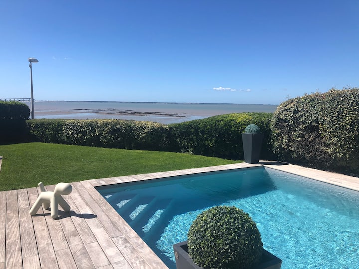 Superbe Maison Avec Piscine Pleine Vue Mer Sur Ré - La Rochelle