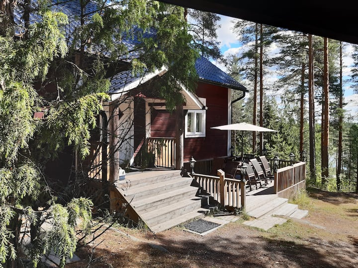 Tunnelmallinen Loma-asunto Keski-suomessa - Luhanka