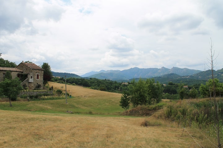 Maison En Pierre 7 Pers à 5 Min De La Rivière - Jaujac