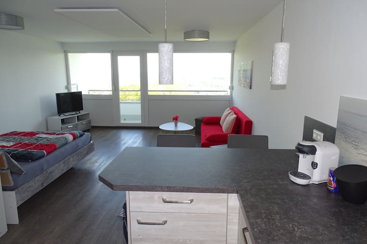 Schöne 1-zi-fewo 45 Qm Mit Bergsicht & Hallenbad - Deggenhausertal