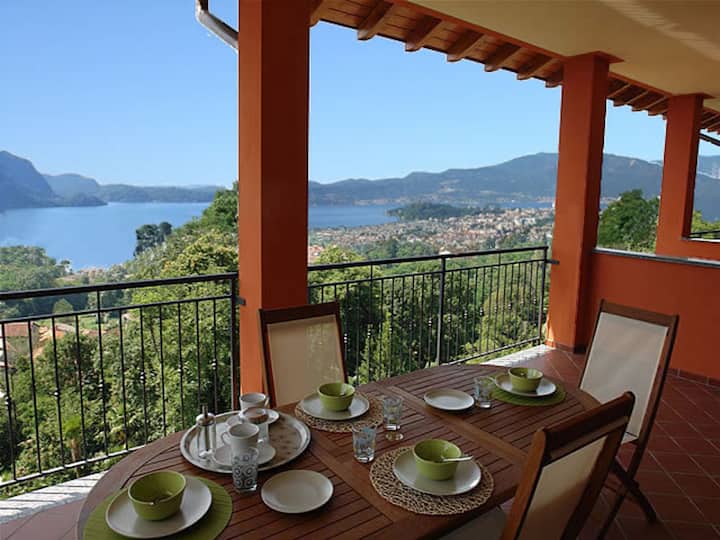 Arcobaleno Dante + 3 Room+terraces+lake View - Premeno