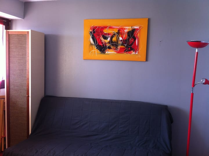 Studio Gourette Résidence Christiania, Vue Pistes - Gourette