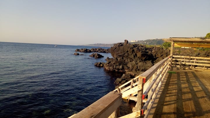 Free Private Parking+sea Side 1min | Etna Nearby. - Acireale